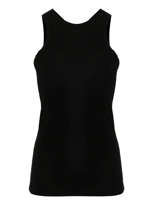 TOTEME Fluid Jersey Tank Top - Black