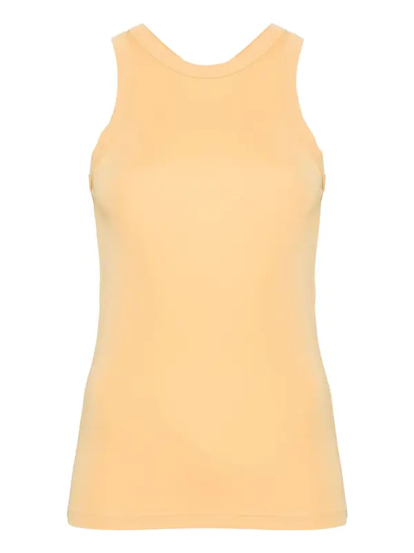 TOTEME Sleeveless Crepe Tank Top - Yellow