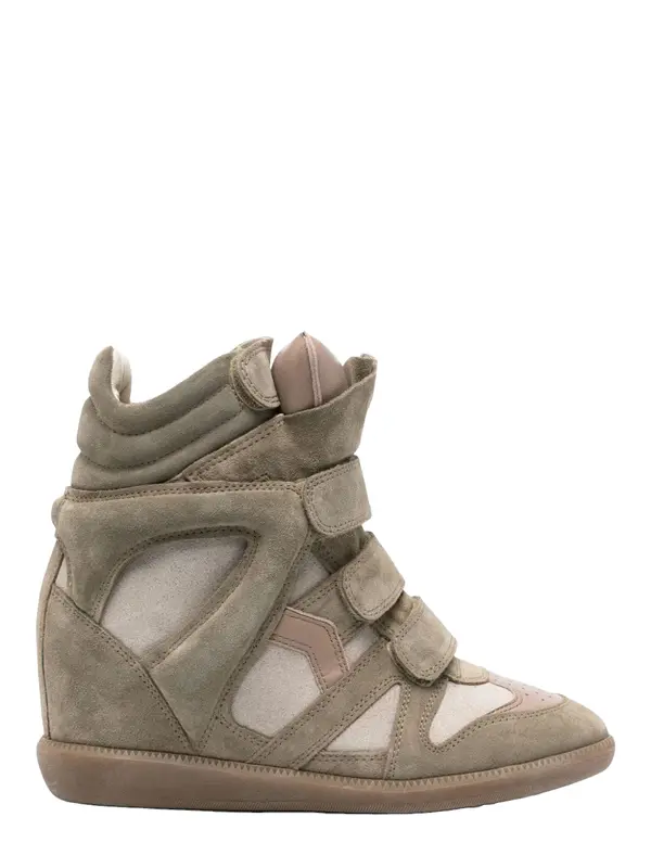 Isabel Marant 50mm Bekett Suede Sneakers - Neutrals