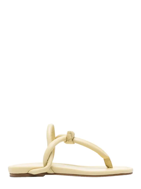 Fabiana Filippi Padded Thong-strap Sandals - Yellow