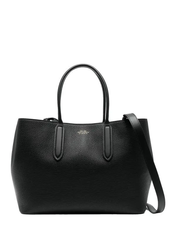 Smythson Small Day Tote Bag - Black