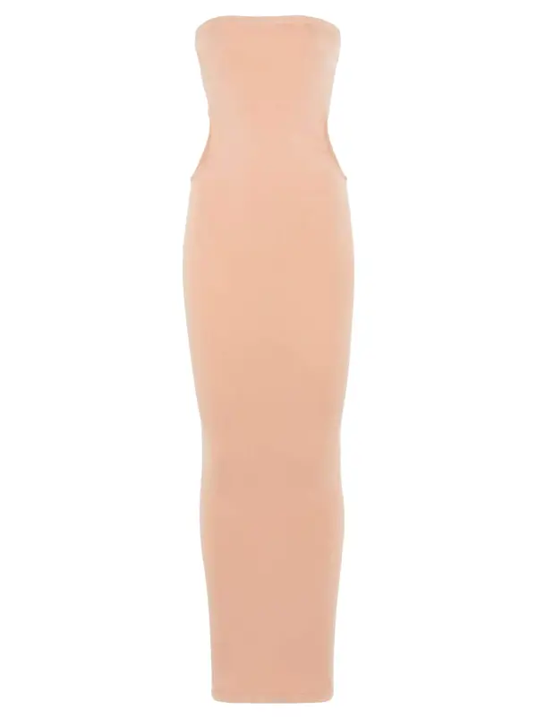 Wolford Fatal Cut-out Midi Dress - Neutrals