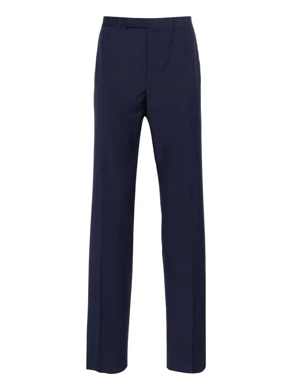 Zegna Wool Chino Trousers - Blue