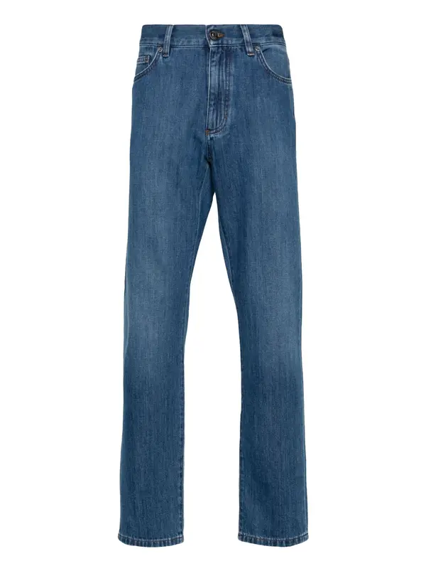 Zegna City Slim-fit Jeans - Blue
