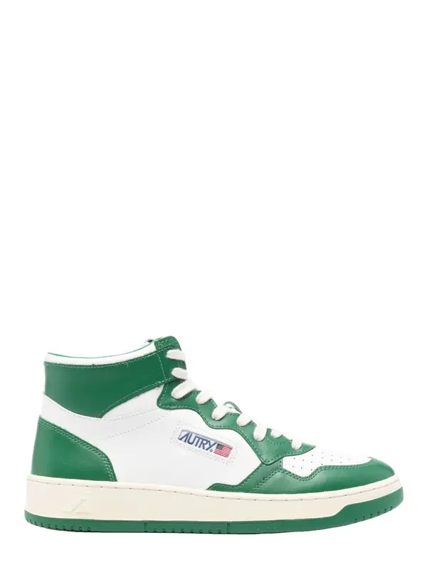 AUTRY Panelled Leather Medalist Sneakers - White