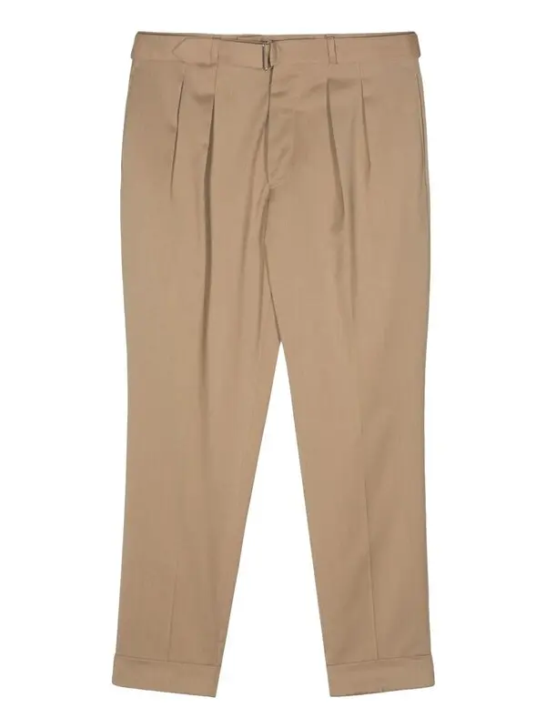 Officine Générale Pierre Tapered Trousers - Neutrals