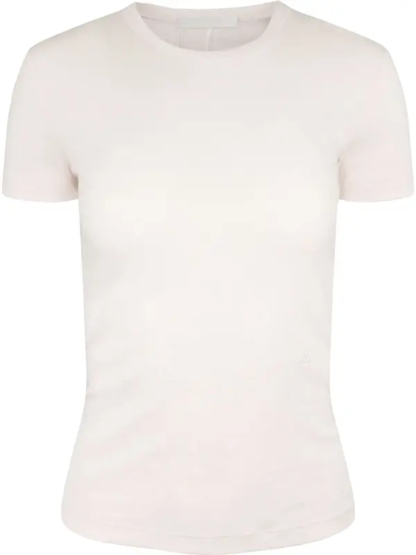 Helmut Lang Shrunken Ribbed-knit Top - Neutrals