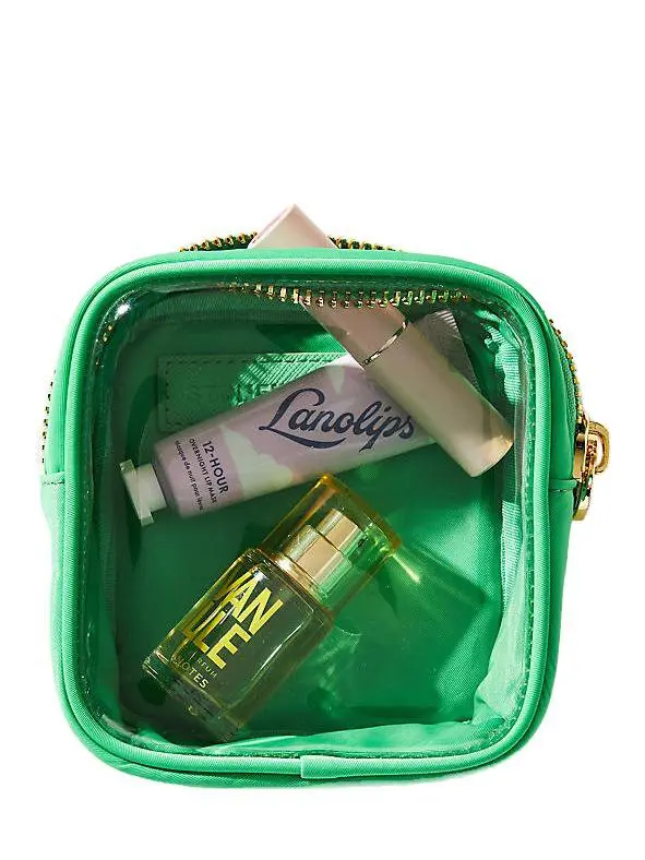 Stoney Clover Lane Clear Front Mini Pouch - Green