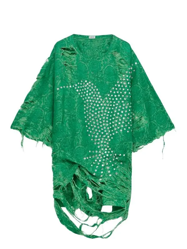 Loewe Embellished Top - Green