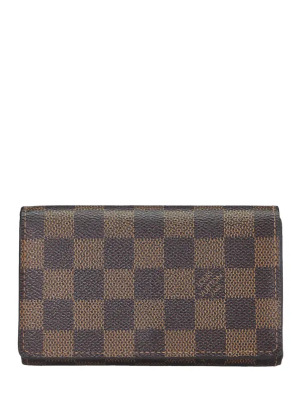 LOUIS VUITTON Damier Ebene Tresor Bag - Brown