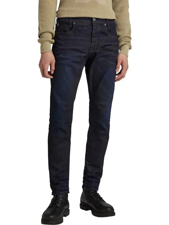 G-star Raw D-staq Slim Fit Jeans - Dark Aged
