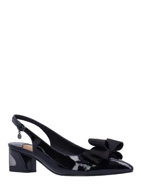 J. Reneé Kimma Slingback Pointed Toe Pumps - Black