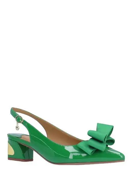 J. Reneé Kimma Slingback Pointed Toe Pumps - Green