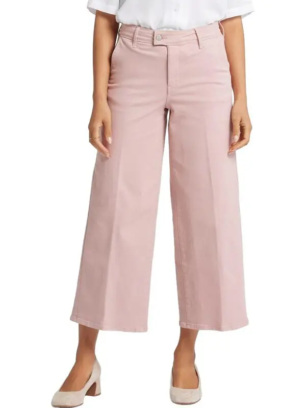 NYDJ Mona High-waist Ankle Wide-leg Trousers - Bell Meadow
