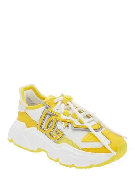 Dolce & Gabbana Daymaster Sneakers - Yellow/ White