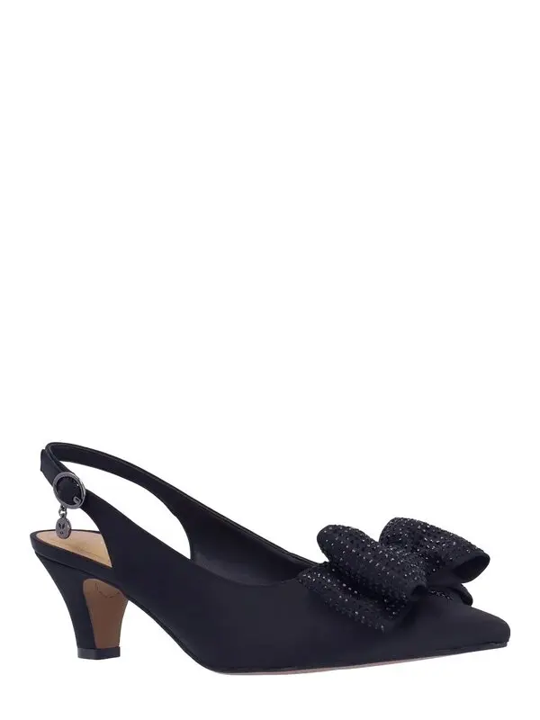 J. Reneé Weslee Slingback Pointed Toe Pump - Black