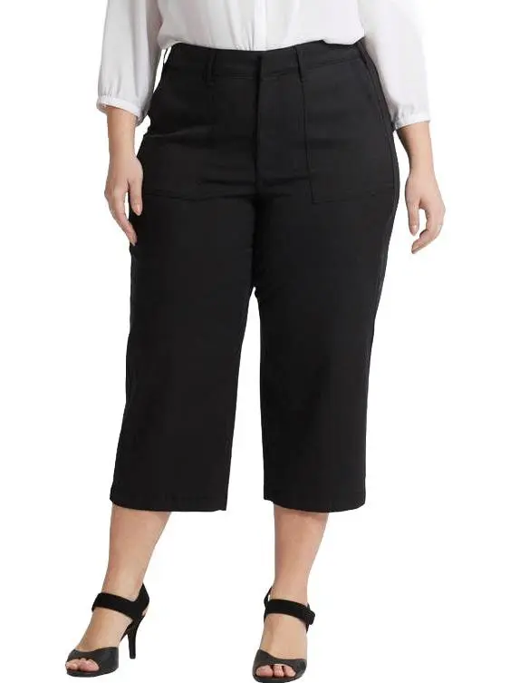 NYDJ Crop Utility Pants - Black