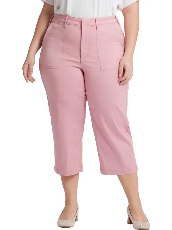 NYDJ Crop Utility Pants - Coquette