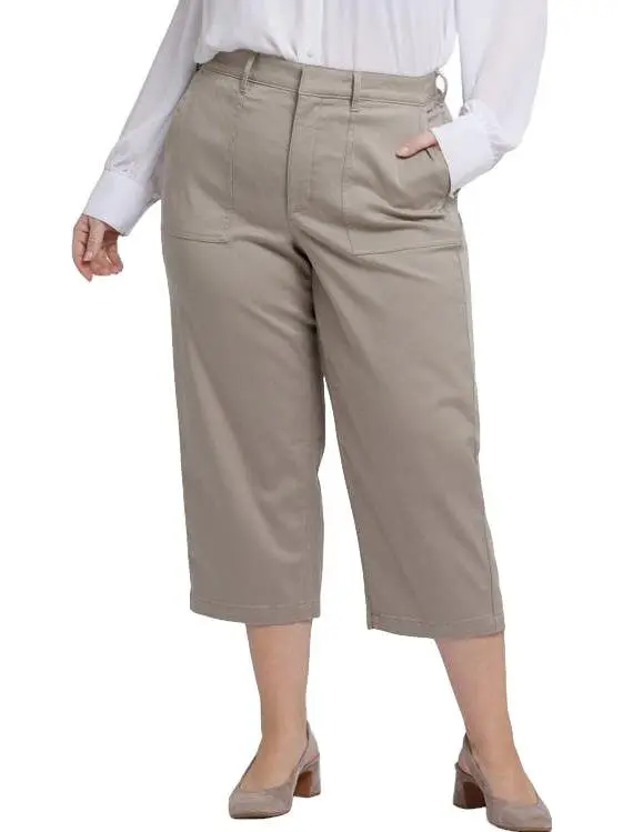 NYDJ Crop Utility Pants - Saddlewood