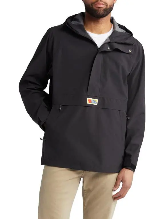 Fjallraven Vardag Water Repellent Anorak - Black