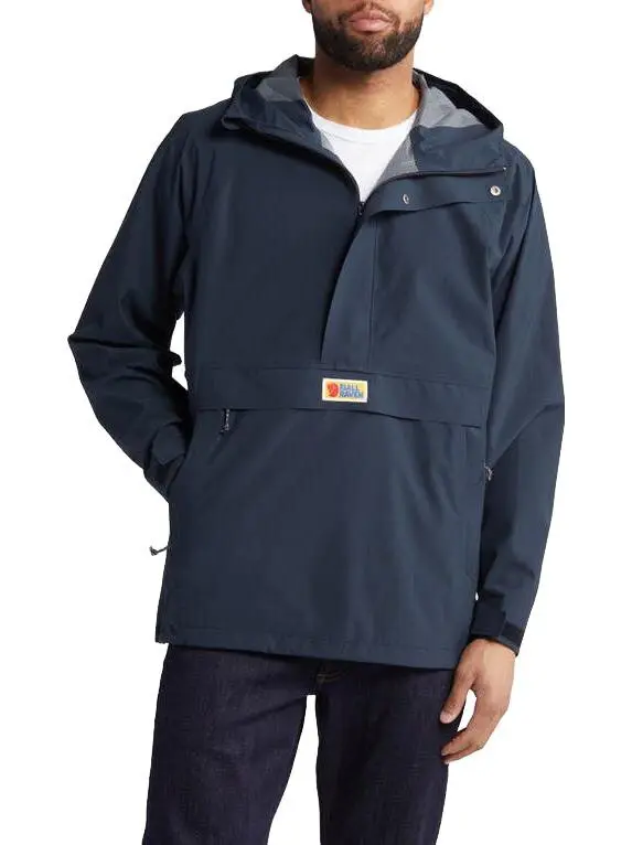 Fjallraven Vardag Water Repellent Anorak - Dark Navy