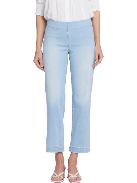 NYDJ Bailey Pull-on Ankle Relaxed Straight Leg Jeans - Santorini