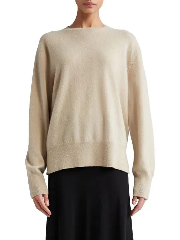 TOTEME Cashmere Crewneck Sweater - Fawn