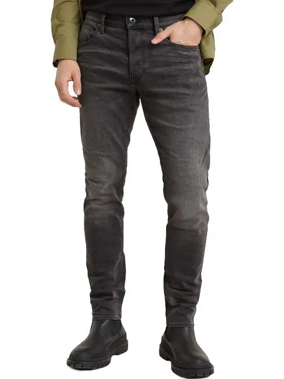 G-star Raw 3301 Slim Fit Jeans - Antic Charcoal
