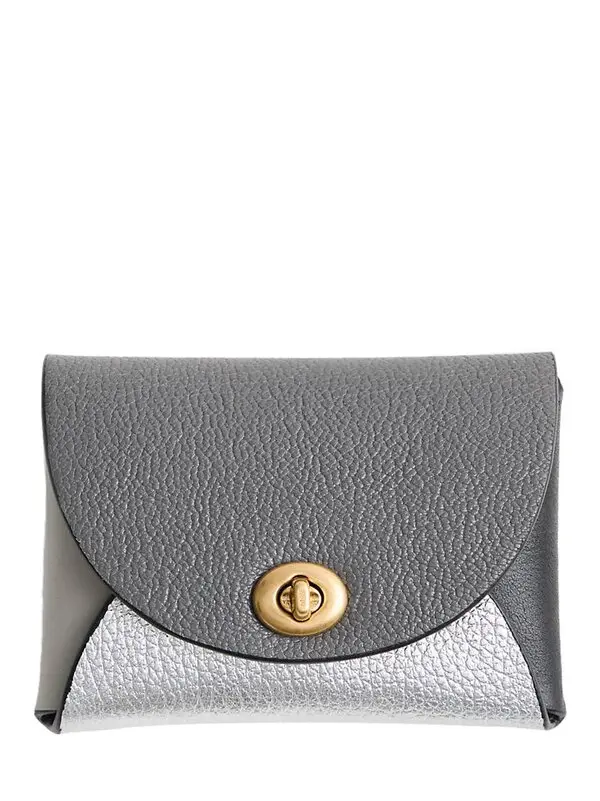 COACH Remade Colorblock Small Pouch - Grey Multi