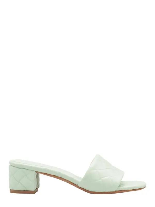 Bottega Veneta Amy Padded Sandals - Green