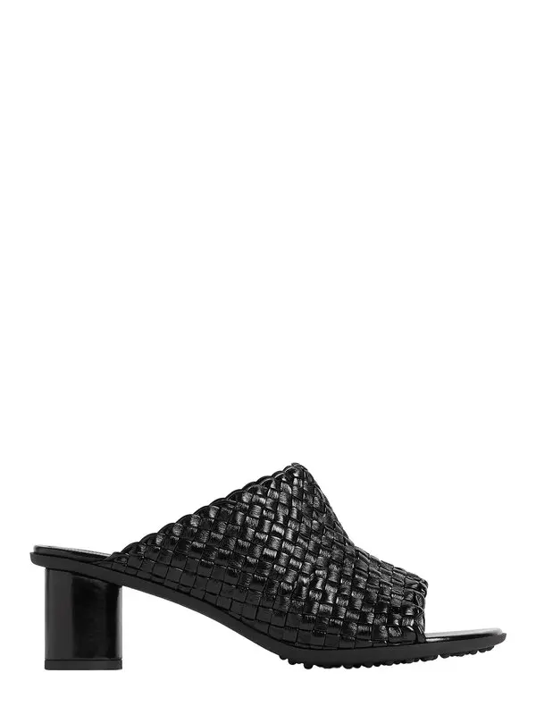 Bottega Veneta Atomic Intrecciato Mules - Black