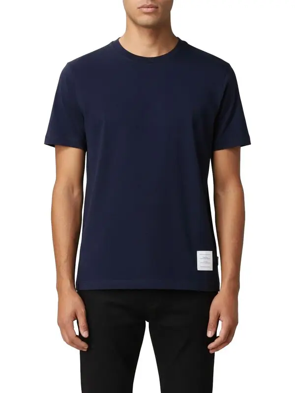 Thom Browne Cotton T-shirt - Navy
