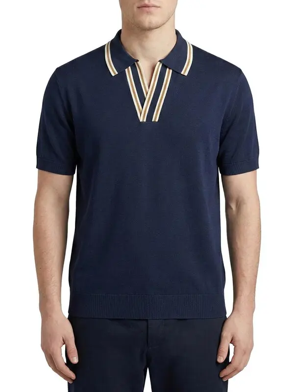 PAOLO PECORA Polo Shirt - Blue