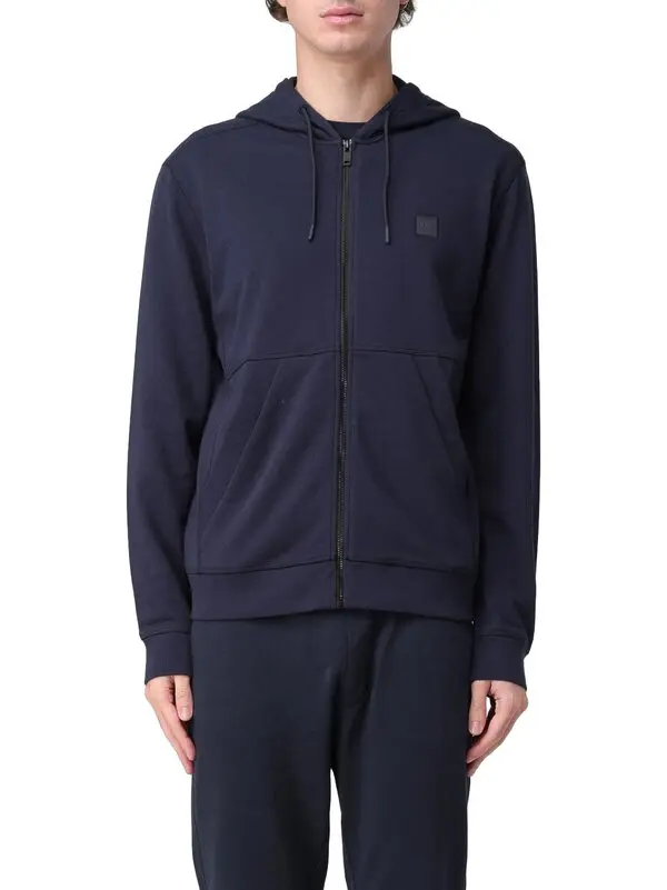 Hugo Full Zip Sweatshirt - Blue
