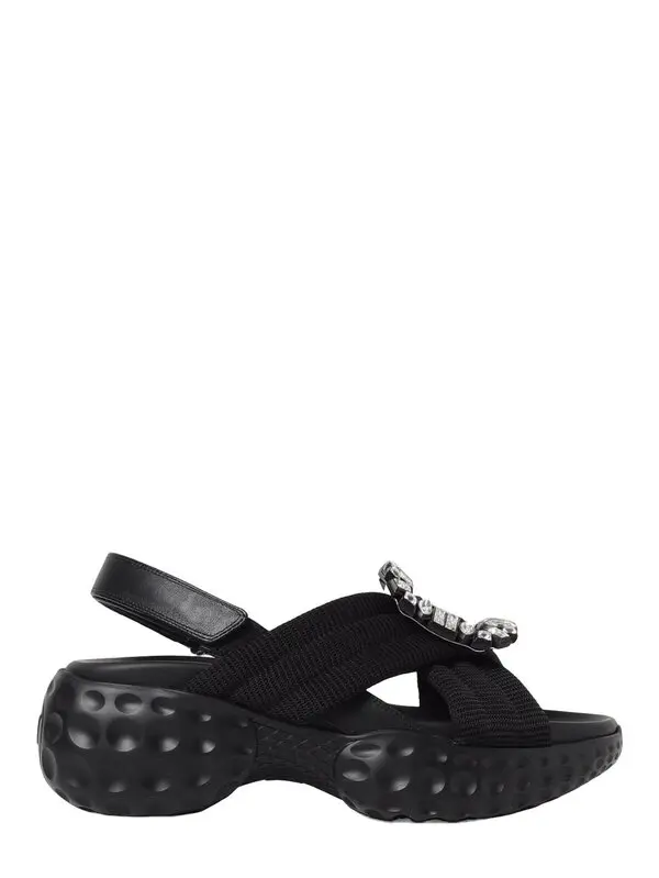 ROGER VIVIER Flat Sandal - Black