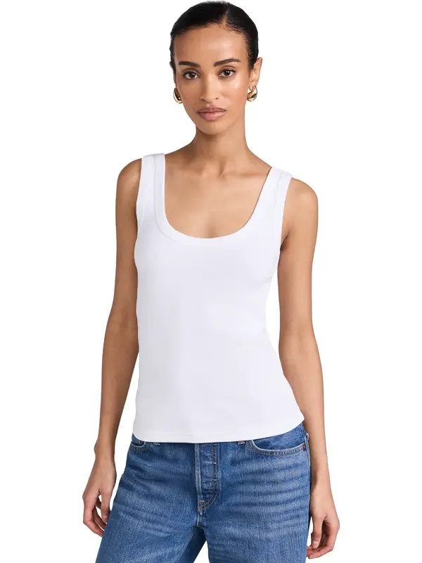 Sold Out NYC The Scoop It Up Tank - White