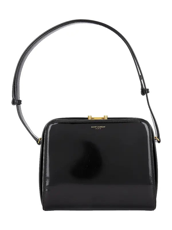 Saint Laurent Box Shoulder Bag - Nero