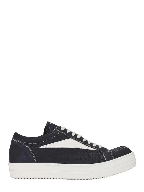 Rick Owens Low Top Sneaker - Black & Milk