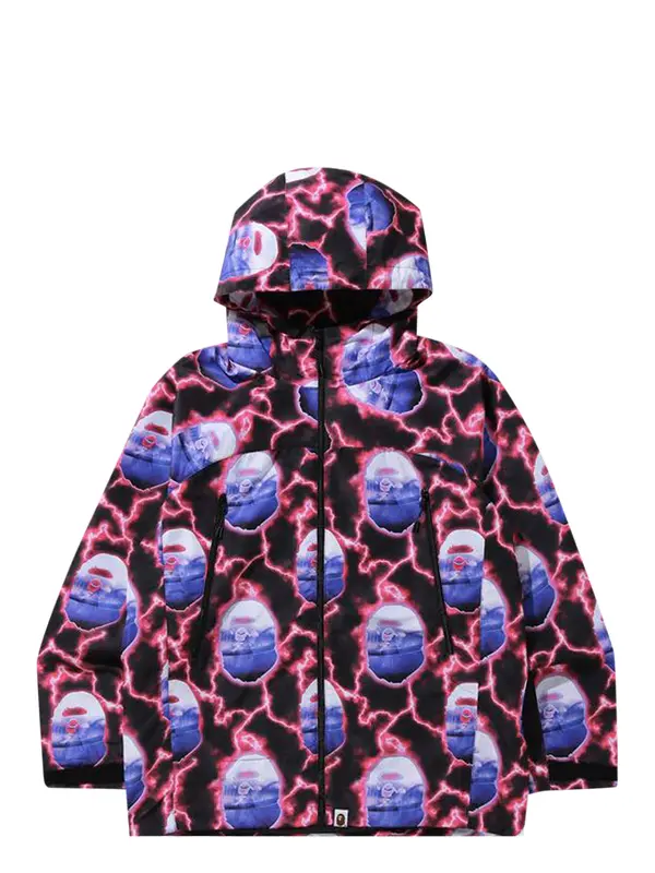 BAPE Lightning Hooded Jacket - Black