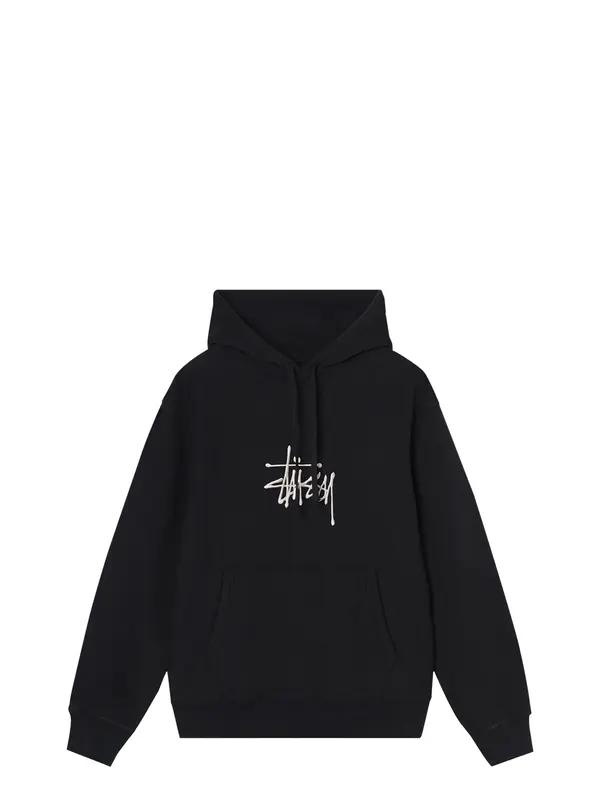 StÜssy Basic Applique Hoodie - Black