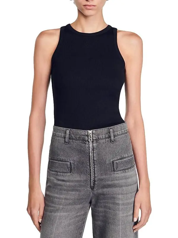 Sandro Basics Tank Top - Black
