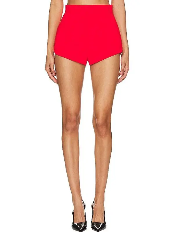 Amanda Uprichard Kelso Shorts - Crimson