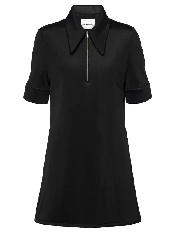 JIL SANDER Polo Dress - Black