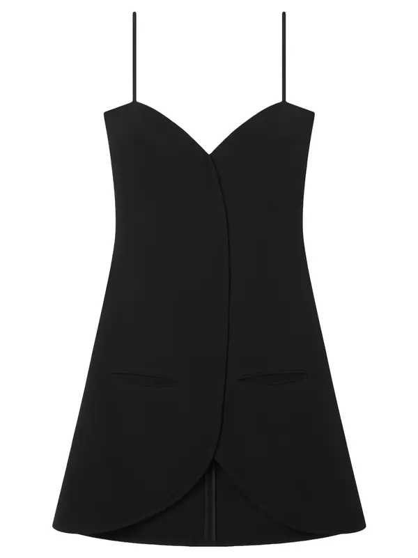COURREGES Ellipse Mini Dress - Black