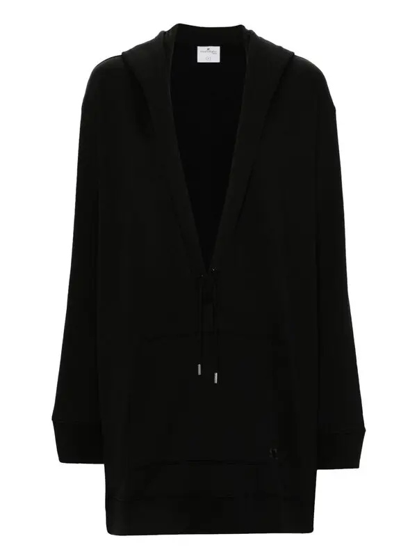 COURREGES Hyperbole Hooded Minidress - Black