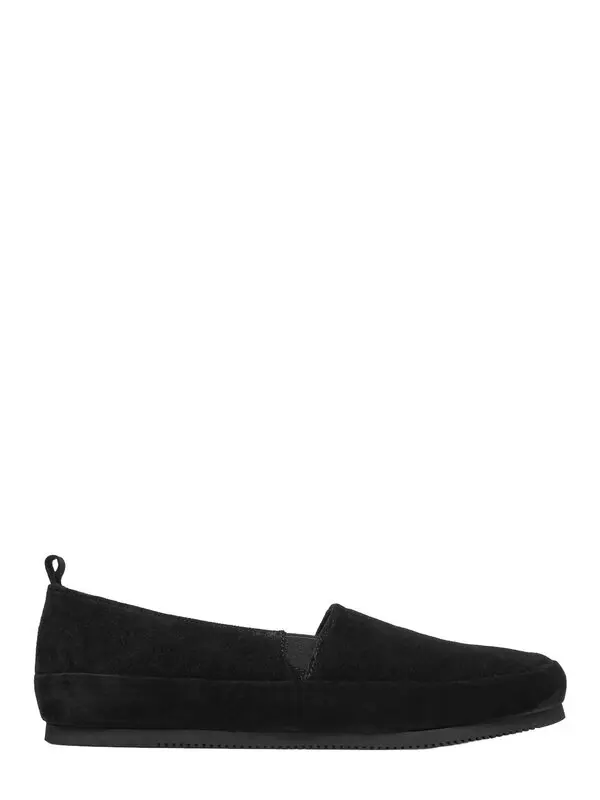 Mulo Suede Loafers - Black
