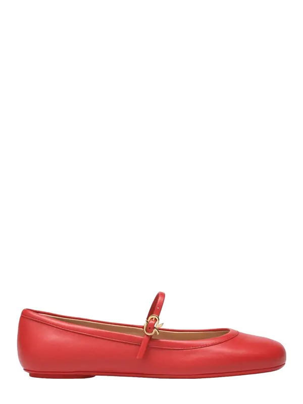 GIANVITO ROSSI Carla Ballerina Shoes - Red