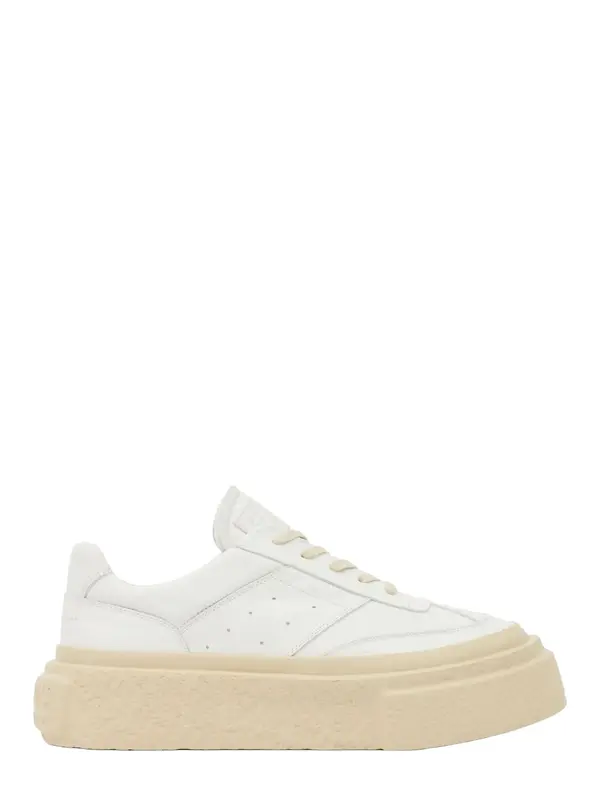 MAISON MARGIELA Chunky Gambetta Leather Sneakers - White