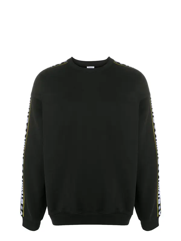 Vetements Logo Sleeve Sweatshirt - Black