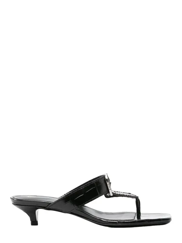 TOTEME 35mm Belted Sandals - Black